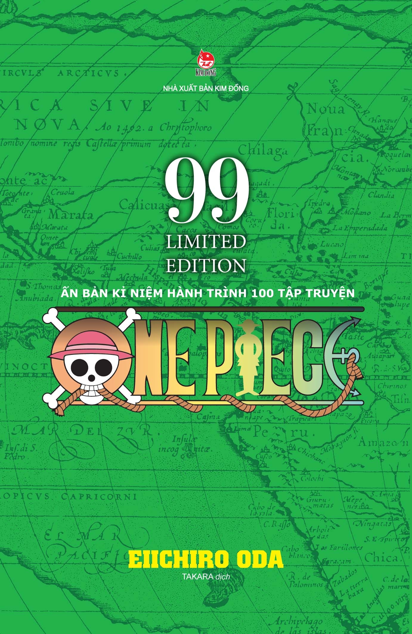 Truyện Tranh One Piece Tập 99 Luffy Mũ Rơm Bản Bìa Cứng
