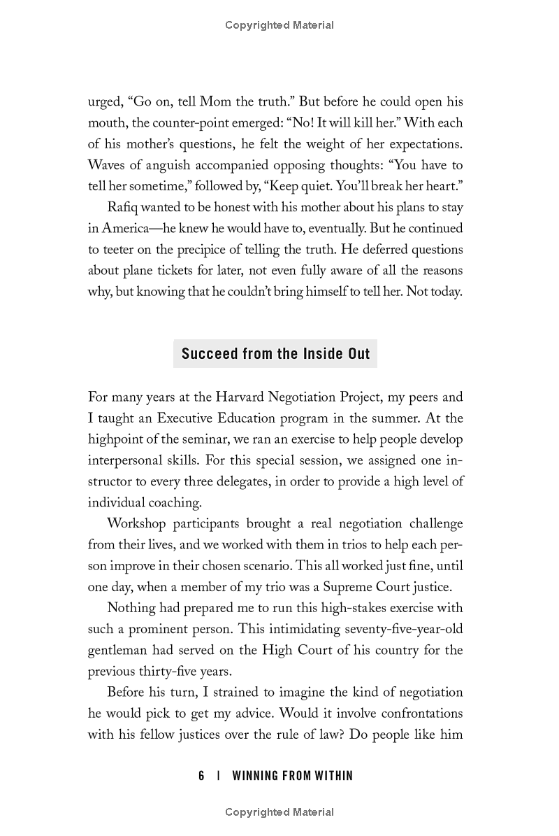 Winning From Within - FAHASA.COM