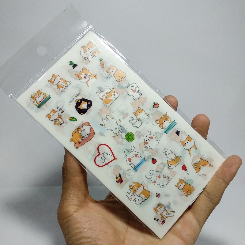 Sticker 1018 - Mẫu 4 - Chó Shiba - FAHASA.COM