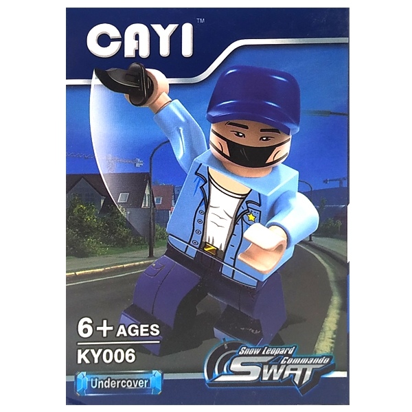 Bộ Xếp Hình Nhân Vật Swat 1500 - KY006 Undercover