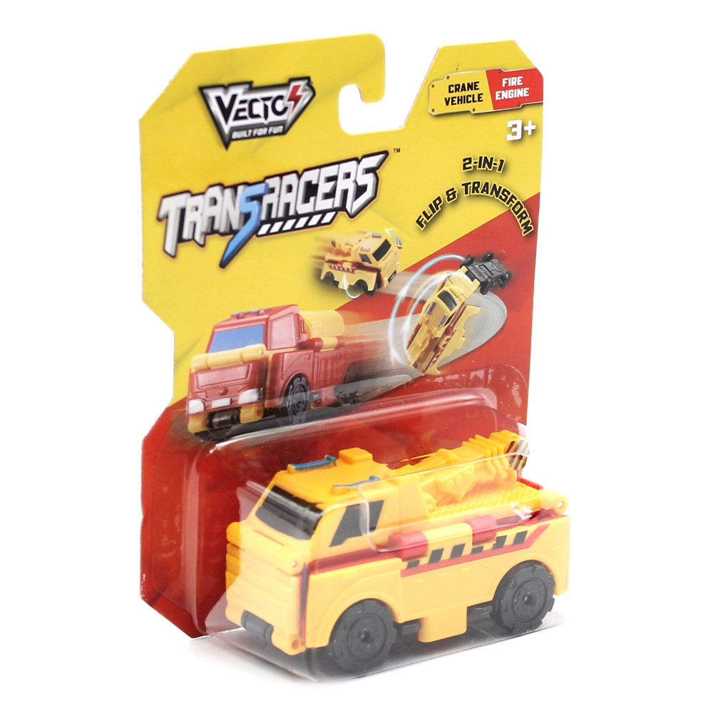 Đồ Chơi Xe Biến Hình Transracers Crane Vehicle / Fire Engine - Vecto ...