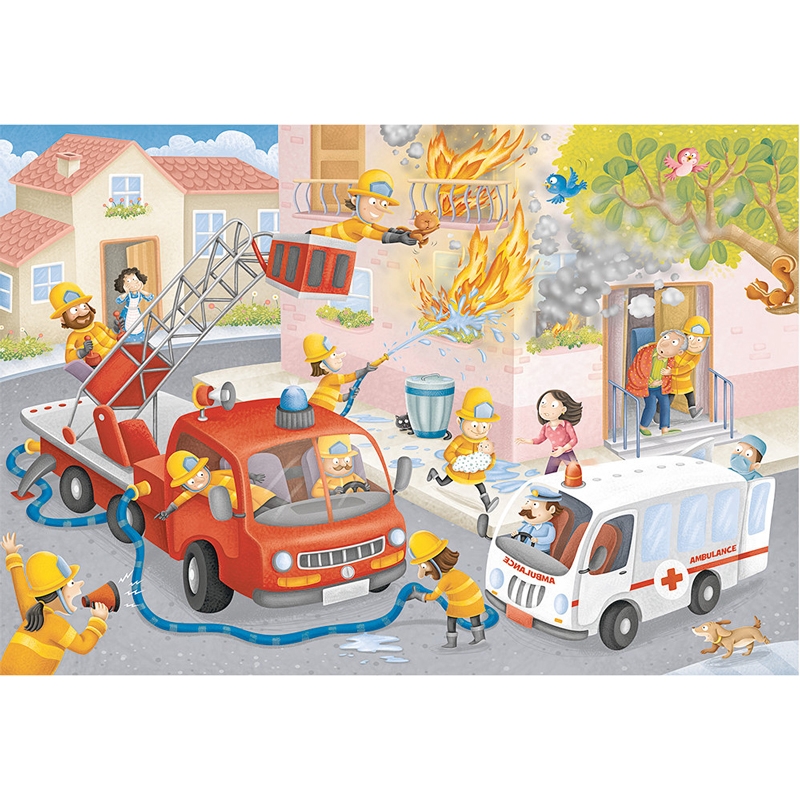 Xếp Hình Puzzle 3D Chủ Đề Firefighter Rescue 60 Mảnh - Ravensburger ...