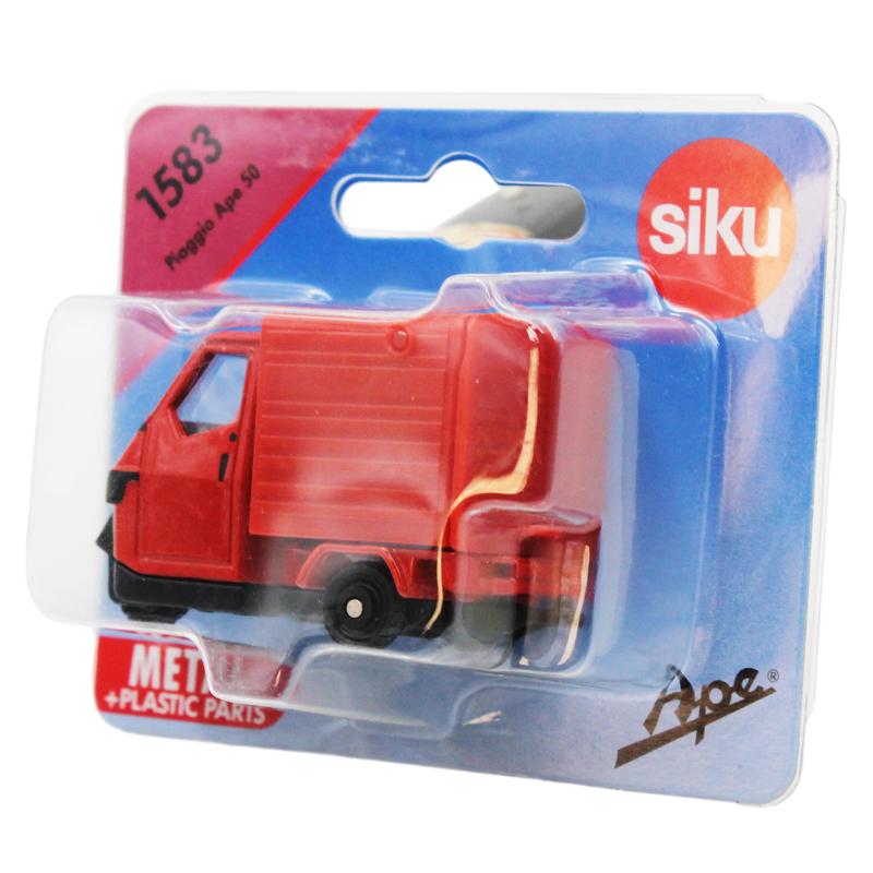 Đồ Chơi Mô Hình Xe Piaggio Ape 50 - Siku 1583 - Màu Đỏ - FAHASA.COM