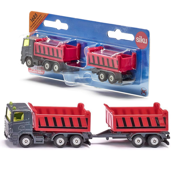 Đồ Chơi Xe Tải Có Thân Dumper Và Xe Moóc - Siku 1685