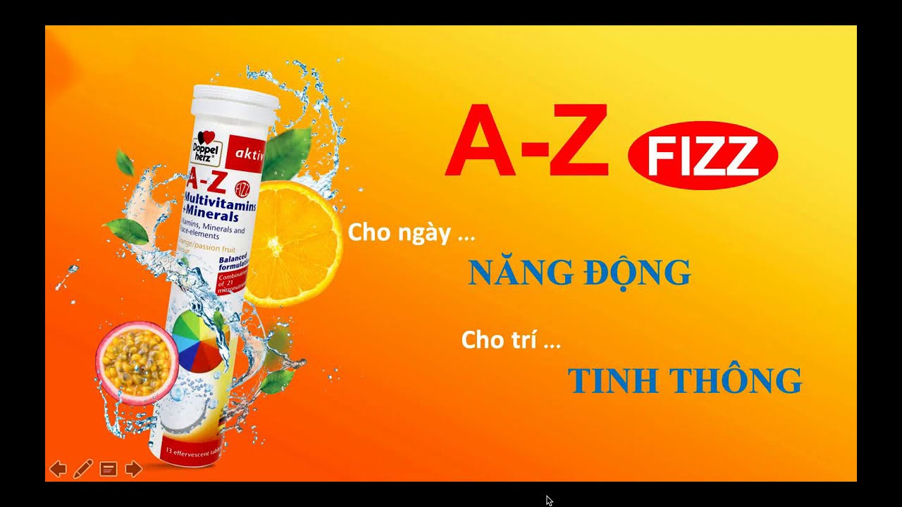 Viên Sủi Bổ Sung Vitamin Và Khoáng Chất Doppelherz A-Z Fizz ...