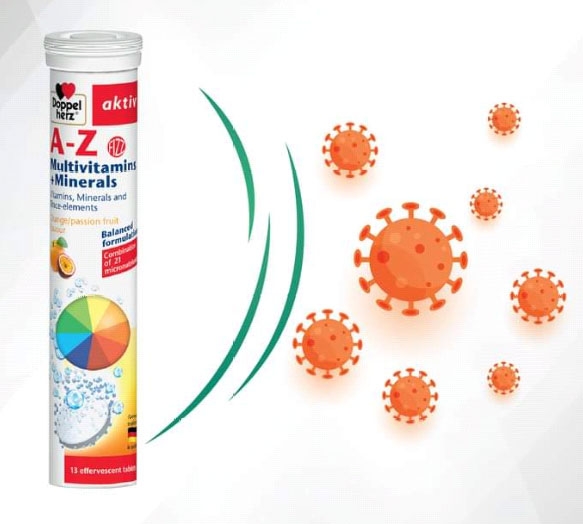 Viên Sủi Bổ Sung Vitamin Và Khoáng Chất Doppelherz A-Z Fizz ...