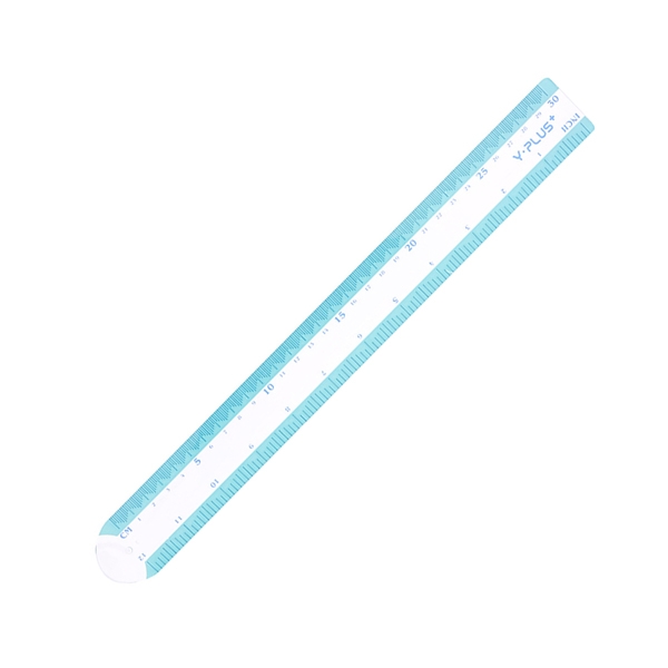 Thước Kẻ Shell 30Cm Y-PLUS+ - RX1302_SHELL - Xanh Dương