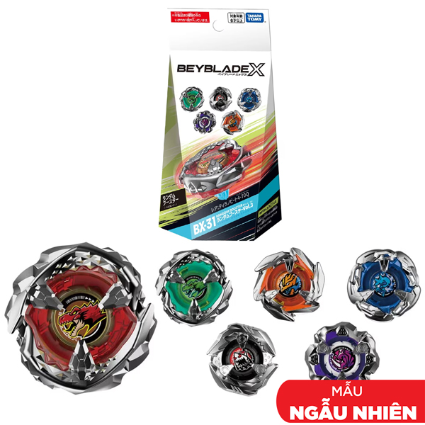 Con Quay BX-31 Random Booster Vol.3 - Beyblade X 914532 (Mẫu Sản Phẩm ...