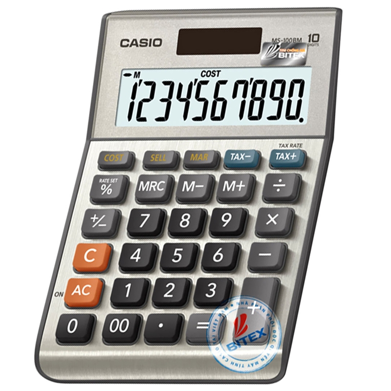 Máy Tính Văn Phòng Casio MS - 100BM - W-DP