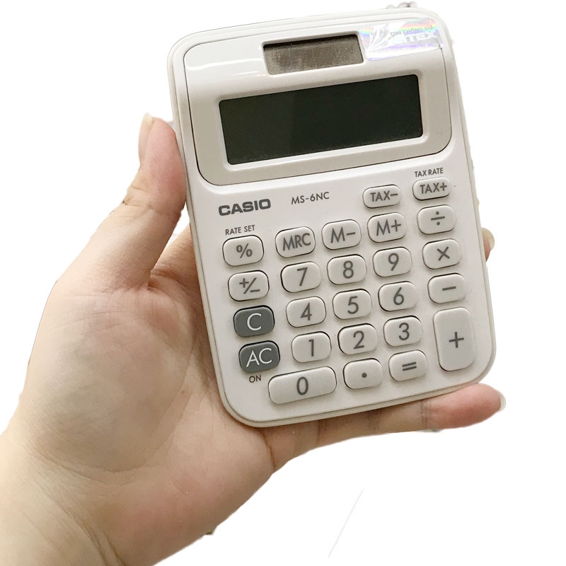 Máy Tính Casio Ms-6Nc-Bk-S-Dp