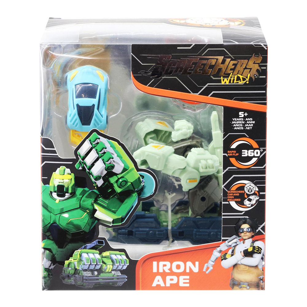 Đồ Chơi Xe Biến Hình Khỉ Sắt Quyết Đấu Iron Ape - Screechers Wild 4 EU6 ...