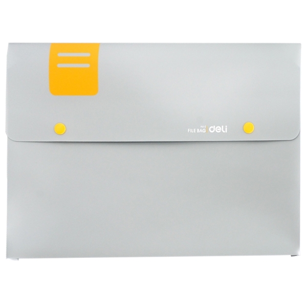 Cặp tài liệu 1 ngăn to 2 khuy bấm A4 Deli 5576 - FAHASA.COM