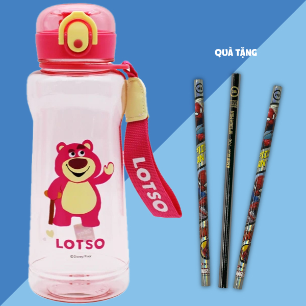 Bình Nước Học Sinh Disney Toy Story 720 ml - Gấu Lotso - Zhongshan HM8126L - FAHASA.COM