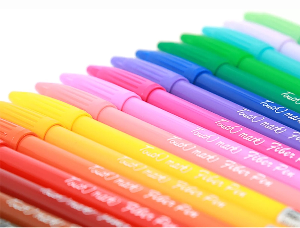 Hộp 24 Bút Màu Nước Touch Fiber Pen TK-3806 - FAHASA.COM