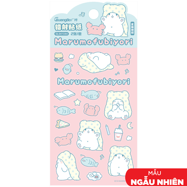 Sticker Marumofubiyori 95 x 150 mm - Guangbo SL941039 (Mẫu Sản Phẩm ...