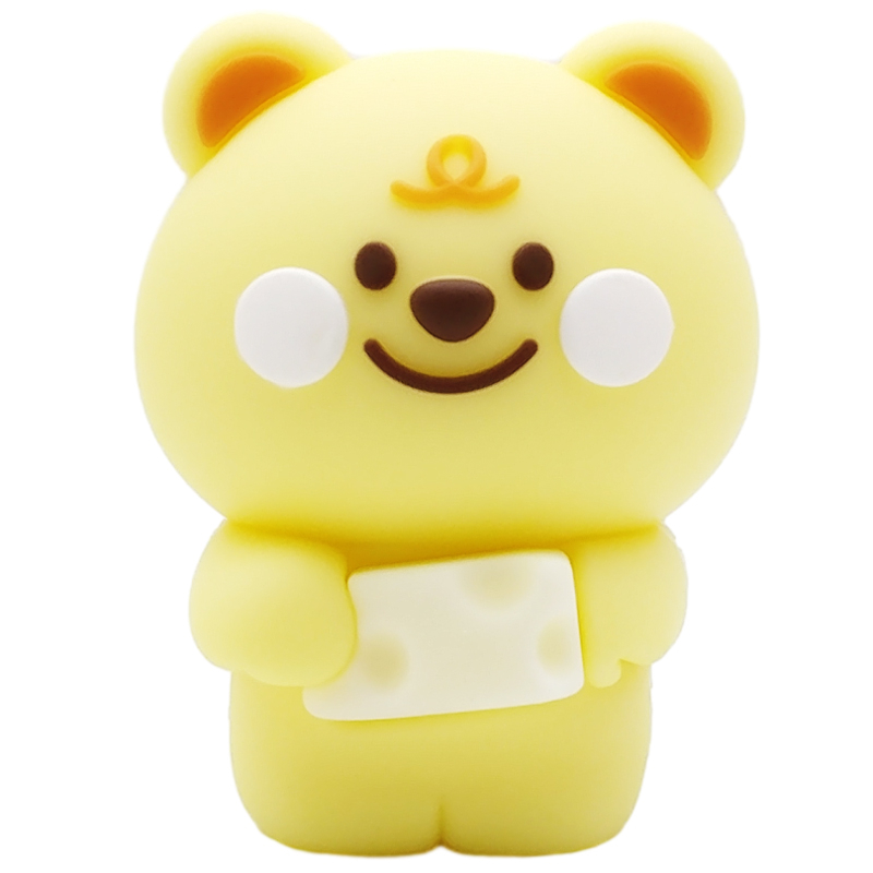 Gôm 3D Bear Cheese - Kuki KK-7714-MD-TK - Gấu Vàng - FAHASA.COM