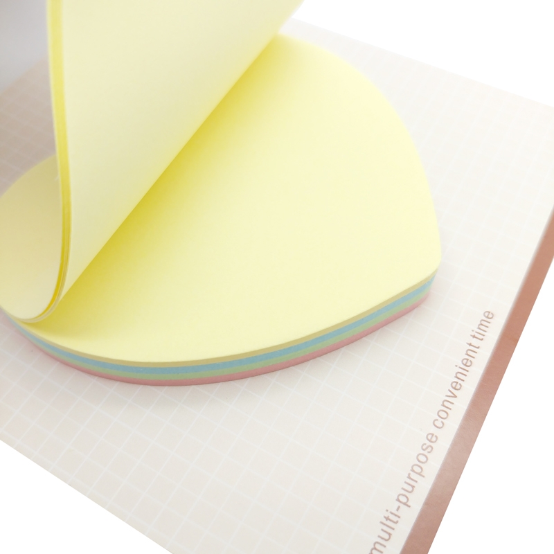 Giấy Note Nhiều Màu 70 x 65 mm - DL DL6218 - Hình Trái Tim (80 Tờ ...