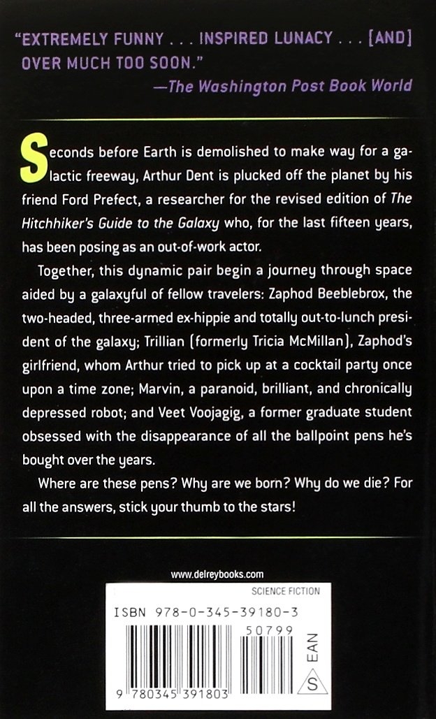 The Hitchhiker's Guide to the Galaxy - FAHASA.COM