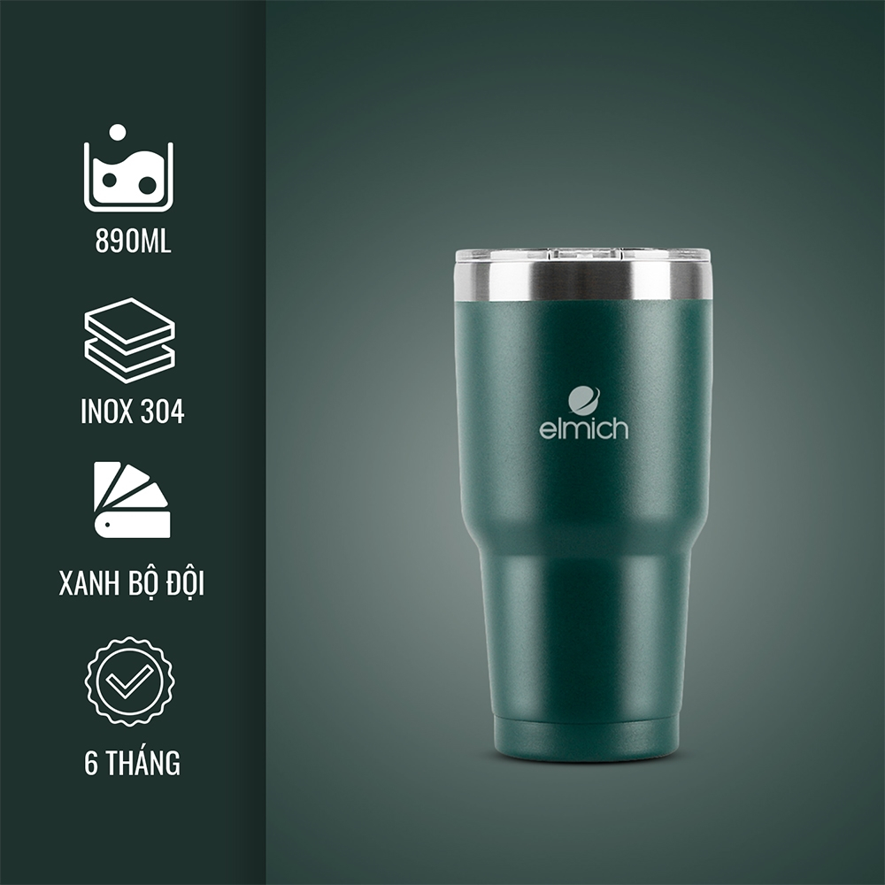 Cốc Giữ Nhiệt Inox 304 890 ml - Elmich El3677 - FAHASA.COM