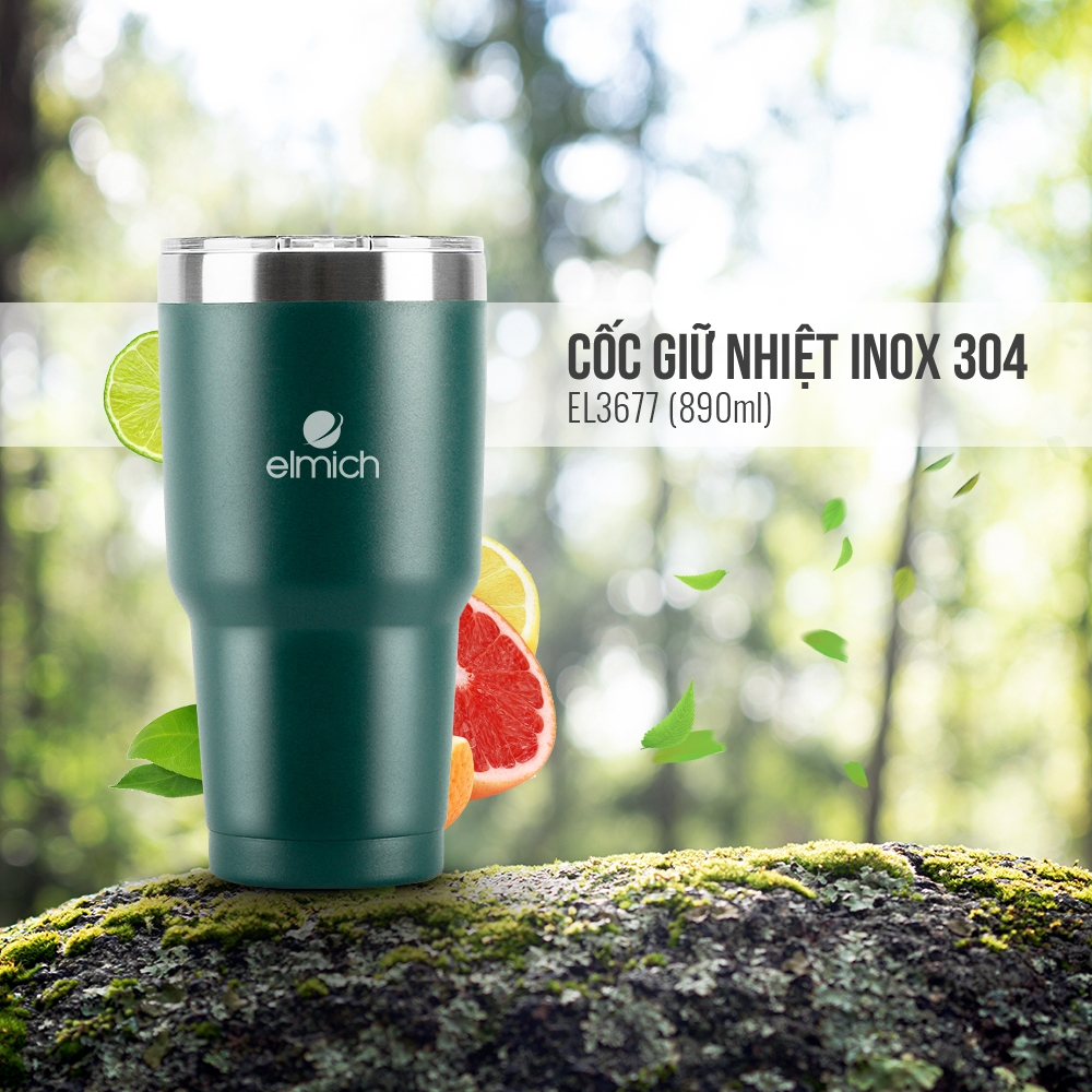 Cốc Giữ Nhiệt Inox 304 890 ml - Elmich El3677