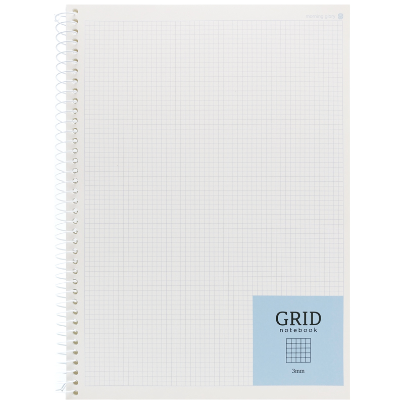 Sổ Lò Xo Grid 3 mm - Kẻ Ô Vuông - Morning Glory 10250-95168 - Mẫu 1