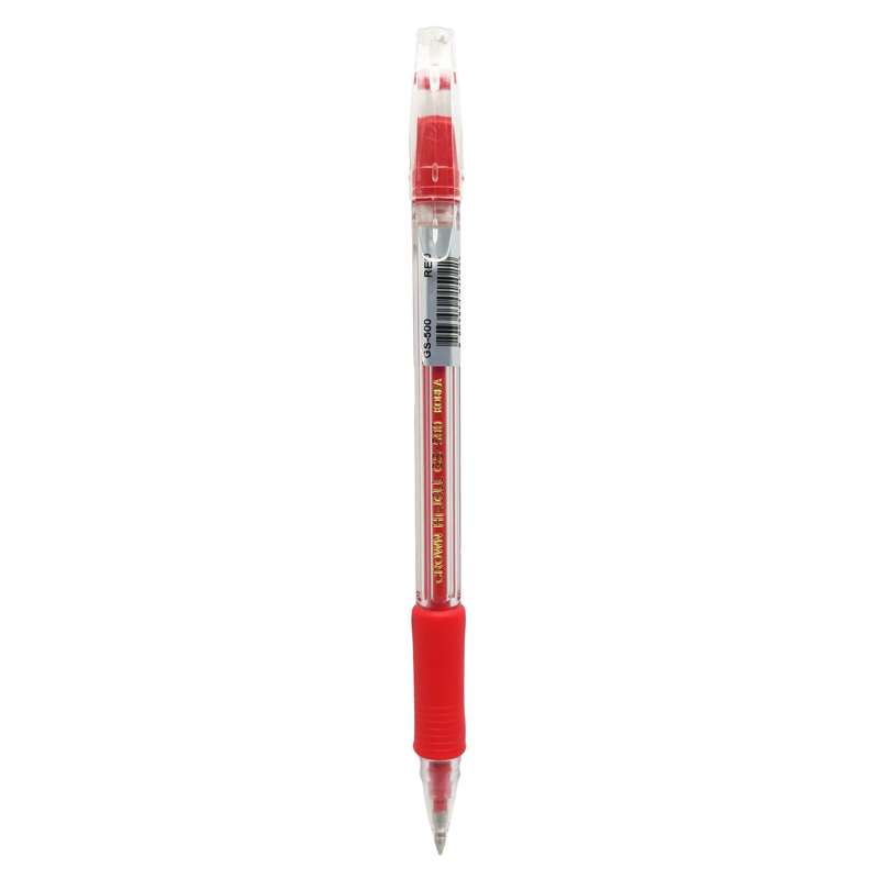 Bút Gel Hi-Jell Crown GS-500 - Mực Đỏ - FAHASA.COM