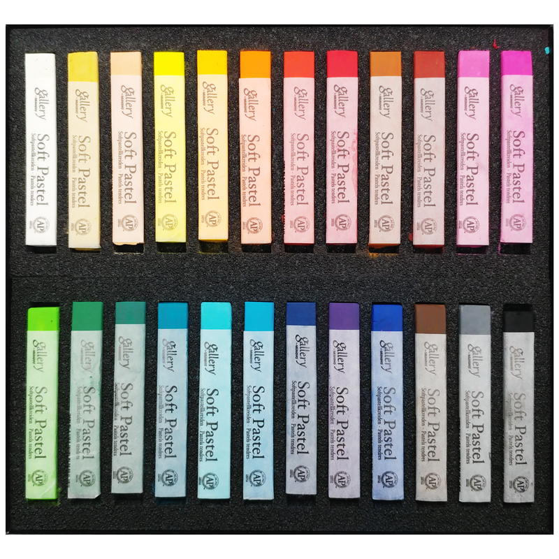 Hộp 24 Màu Vẽ Phấn Tiên Gallery Artists' - Mungyo MPV-24