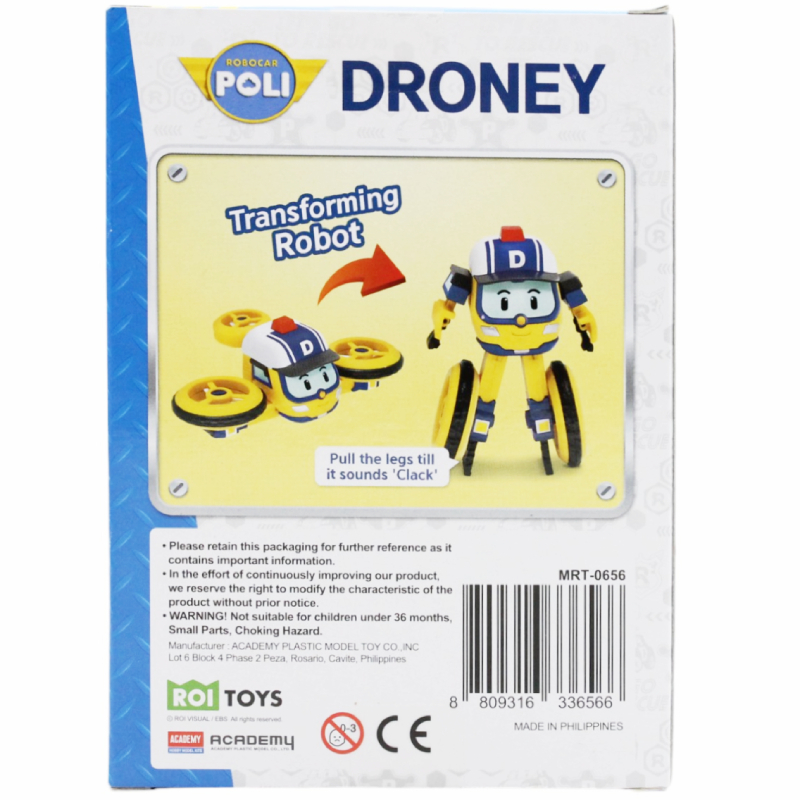 Đồ Chơi Robot Biến Hình Máy Bay Cứu Hộ Droney - Robocar Poli MRT0656 ...