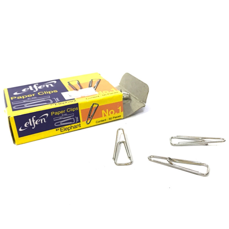 Kẹp Giấy Tam Giác Elfen NO.1 SIZE 33MM - FAHASA.COM