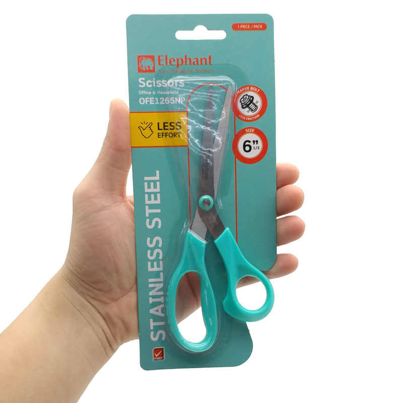 Kéo Văn Phòng 6.5 Inches - Elephant OFE1265NP - Xanh Mint