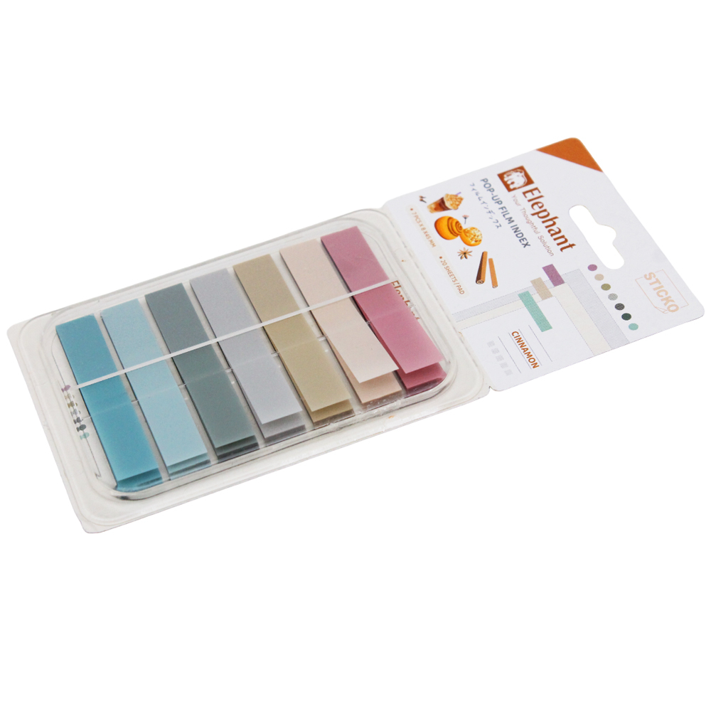 Giấy Note 7 Màu 45 x 8 mm - Elephant ELP24 - Cinnamon (140 Tờ) - FAHASA.COM