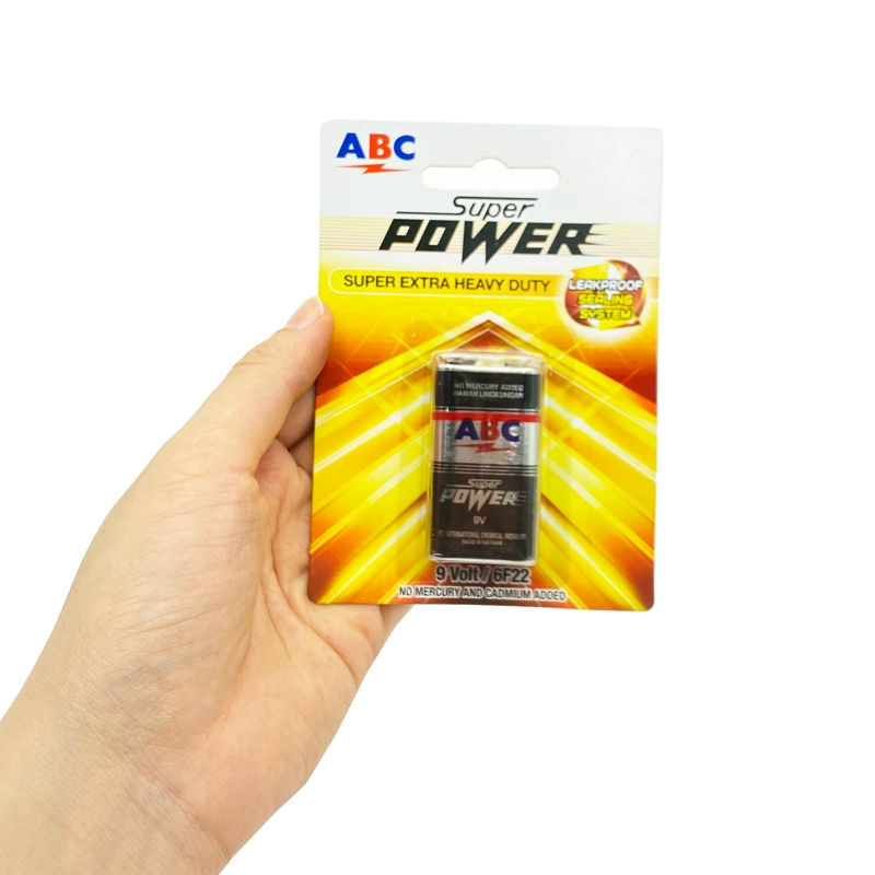Vỉ 1 Pin ABC Super Power 9V (SH-9Volt 1B) - FAHASA.COM