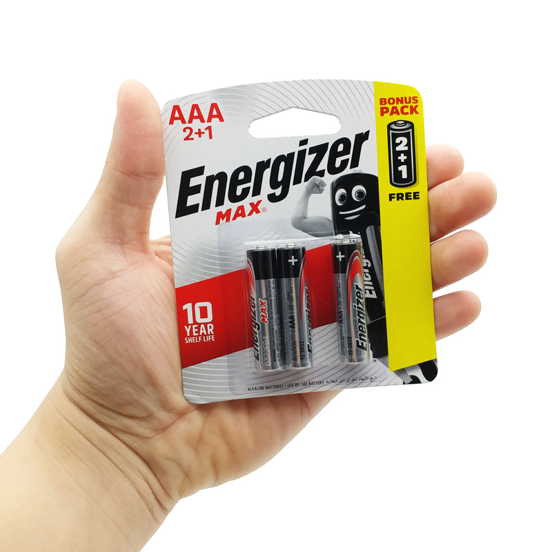 Vỉ 3 Viên Pin AAA Max - Energizer E92 BP2+1 - FAHASA.COM
