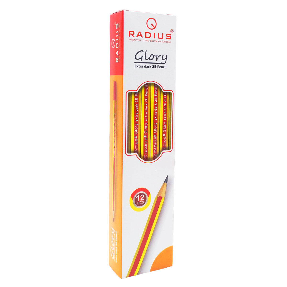 Hộp 12 Bút Chì Gỗ 2B Glory Pencil - Radius - FAHASA.COM