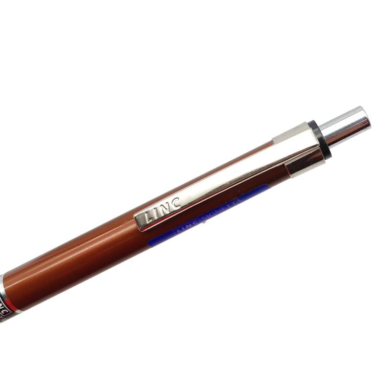 Bút Bi Bấm 0.7mm Linc Signette 4012 - Mực Xanh (Màu Thân Bút Giao Ngẫu ...