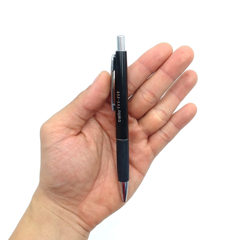 Bút Bi Cello Tri-Fit 0.7mm - Mực Đen - FAHASA.COM