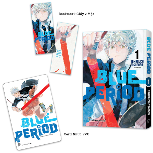 Truyện Tranh Blue Period - Tập 1 - Tặng Kèm Bookmark Giấy 2 Mặt + Card ...