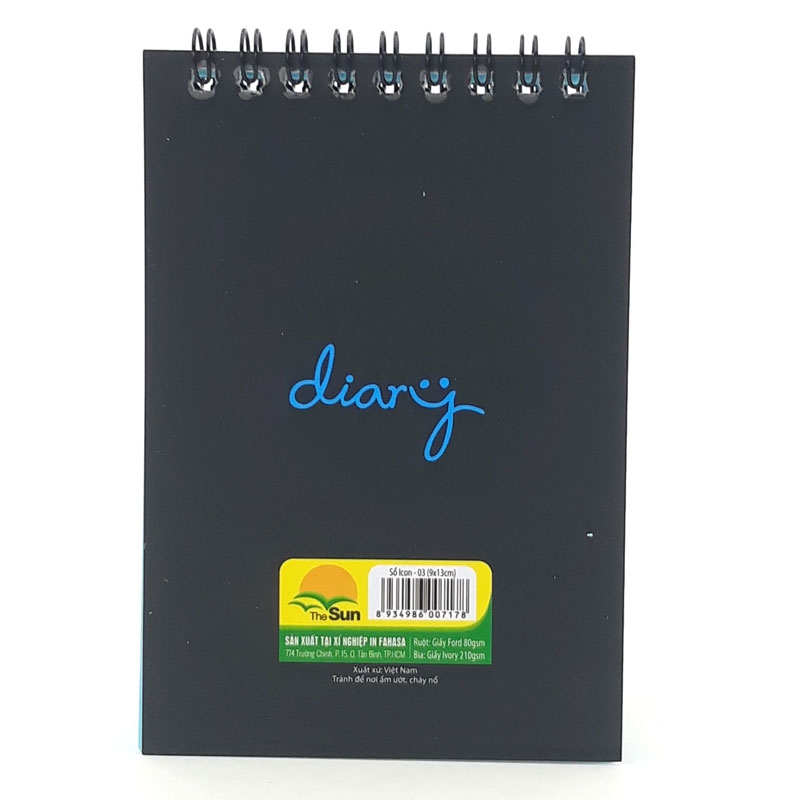 Sổ Icon The Sun - Icon Xanh Da Trời - FAHASA.COM