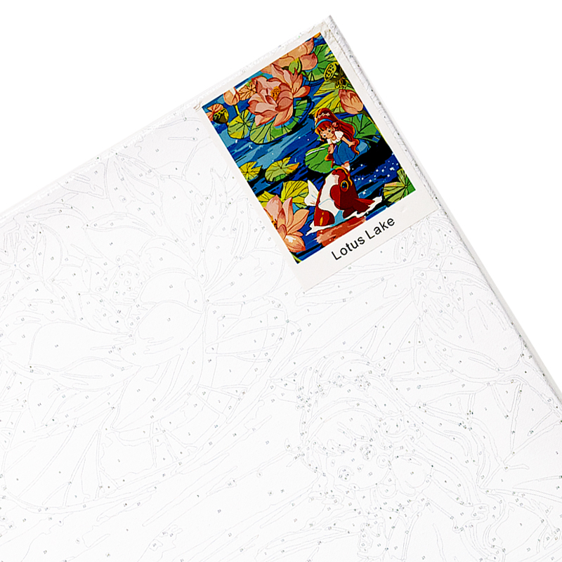 Tranh Tô Màu Số Hóa A3 Paint By Numbers - Colormate LLAKE-A3 - Lotus Lake