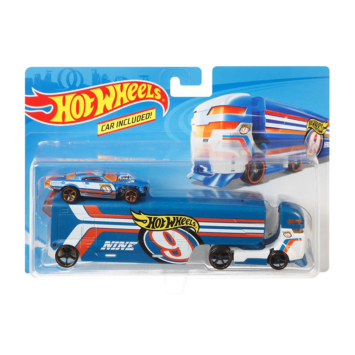 Siêu Xe Tải Trung Chuyển Hot Wheels BDW51 - Nine Xanh Dương