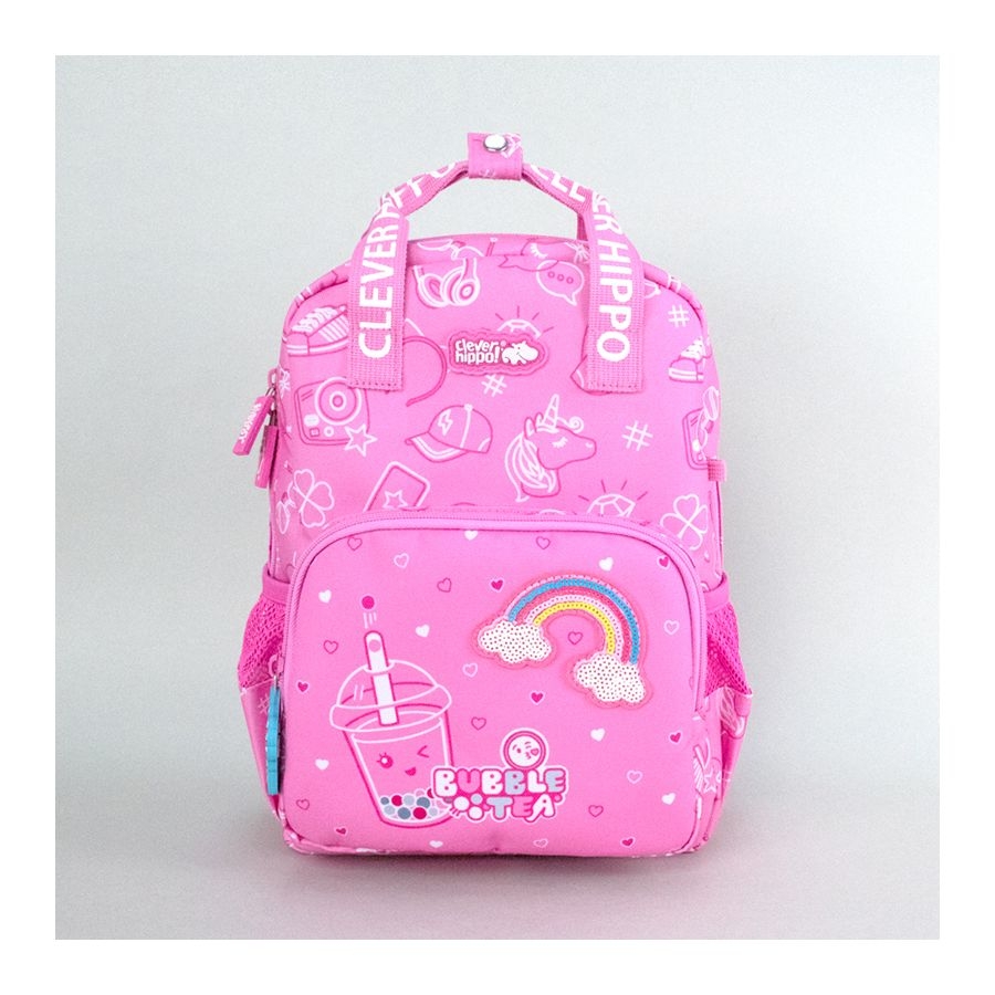Ba Lô Bé Gái Mini Siêu Nhẹ Clever Hippo - Boba Dễ Thương - Màu Hồng ...