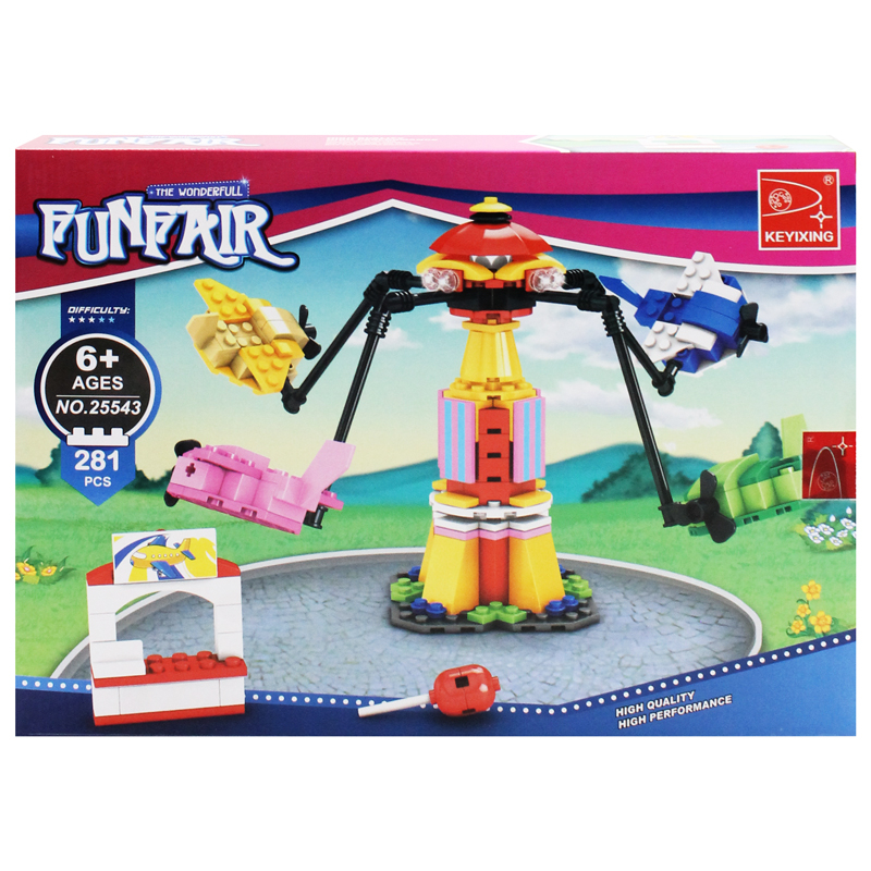 Đồ Chơi Lắp Ráp Mô Hình Vòng Xoay Thần Tốc - Keyixing 25543 (281 Mảnh G ...