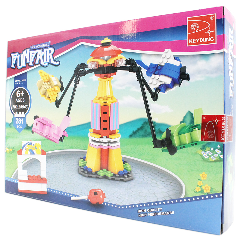 Đồ Chơi Lắp Ráp Mô Hình Vòng Xoay Thần Tốc - Keyixing 25543 (281 Mảnh G ...