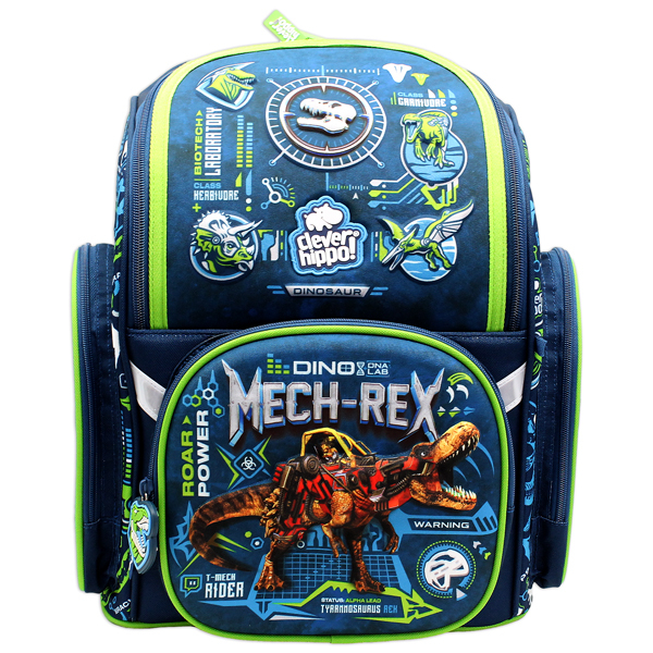 Ba Lô Chống Gù Fancy Mech-Rex Dino - Clever Hippo BD1222/BLUE