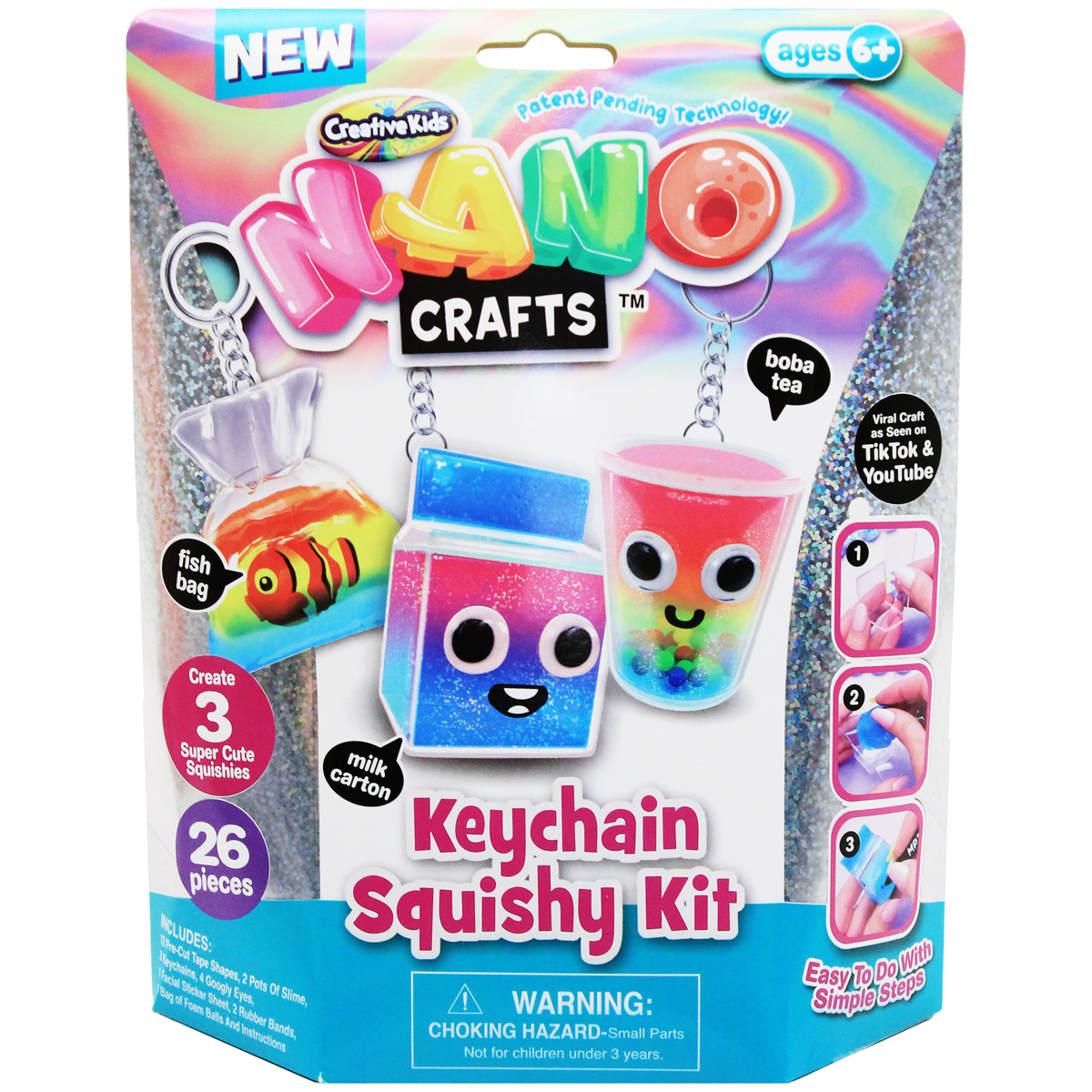 Đồ Chơi Móc Khóa Đáng Yêu - Nano Craft 64830NC (26 Chi Tiết) - FAHASA.COM