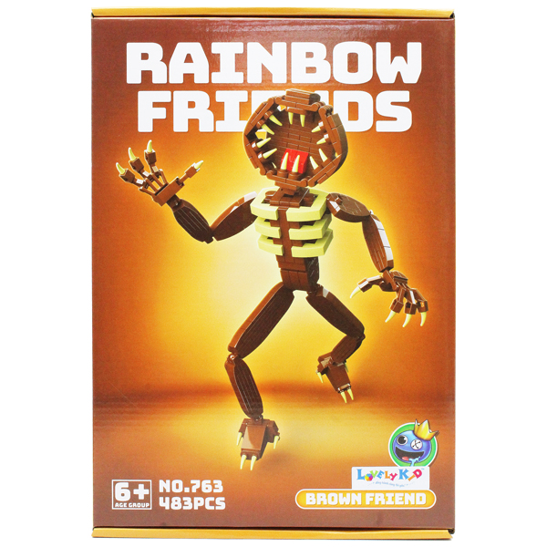 Đồ Chơi Lắp Ráp Rainbow Friends - QuanGuan No. 763 - Brown Friend (483 ...