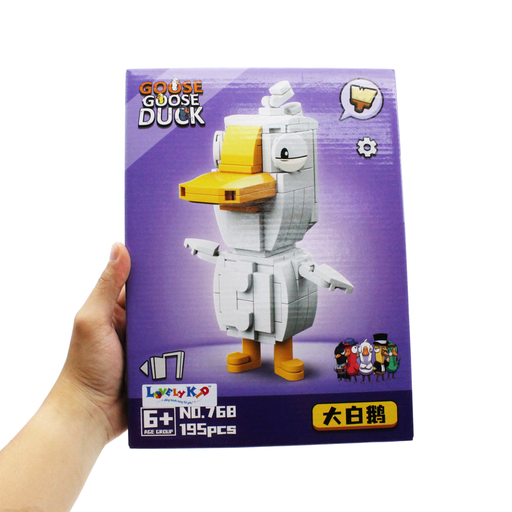 Đồ Chơi Lắp Ráp Goose Goose Duck - QuanGuan No. 768 - Vịt Trắng (195 ...