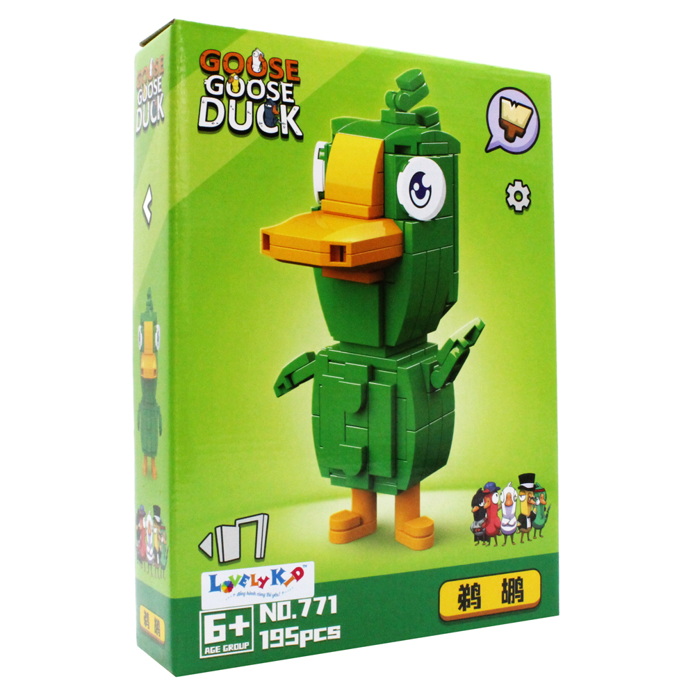 Đồ Chơi Lắp Ráp Goose Goose Duck - QuanGuan No. 771 - Vịt Xanh Lá (195 ...