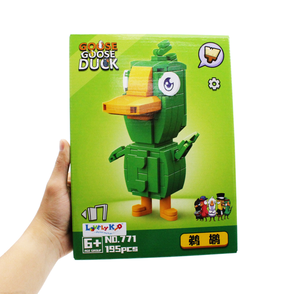 Đồ Chơi Lắp Ráp Goose Goose Duck - QuanGuan No. 771 - Vịt Xanh Lá (195 ...