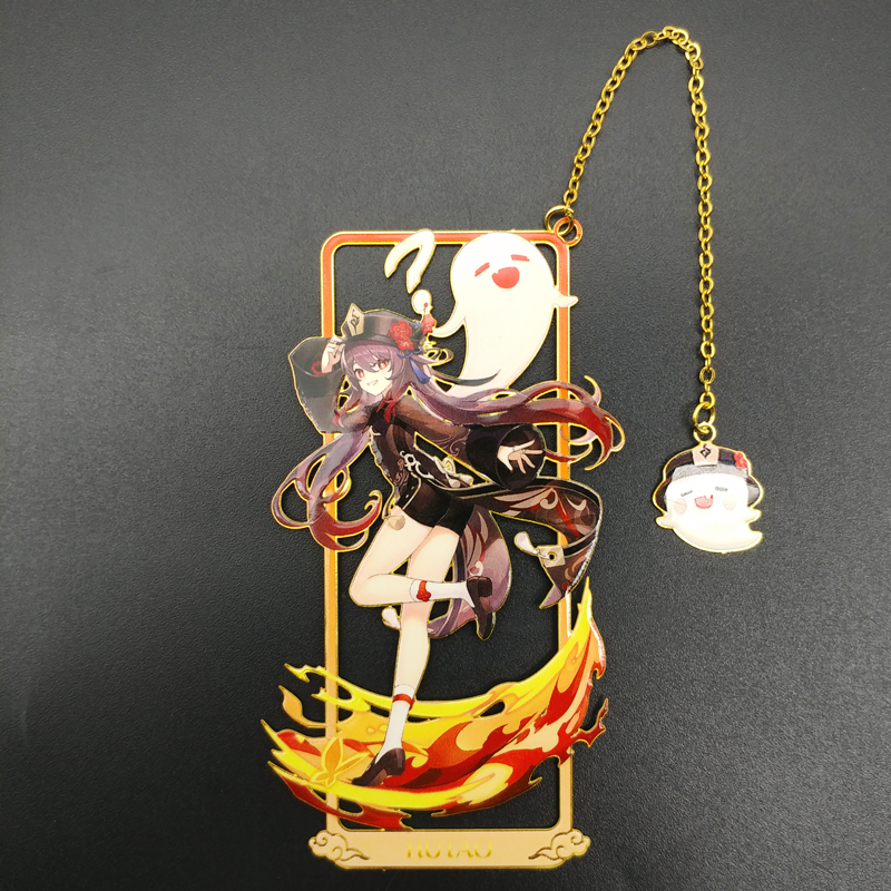Bookmark Kim Loại Mô Hình Genshin Impact LD97 - Hu Tao - FAHASA.COM